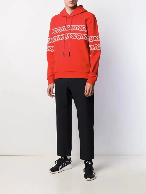 Alexander McQueen Embroidered Logo Hoodie