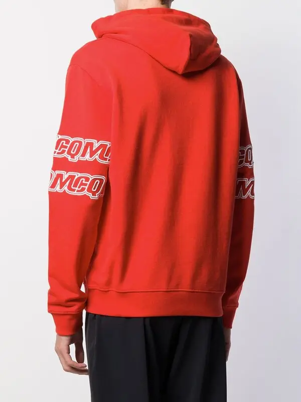 Alexander McQueen Embroidered Logo Hoodie