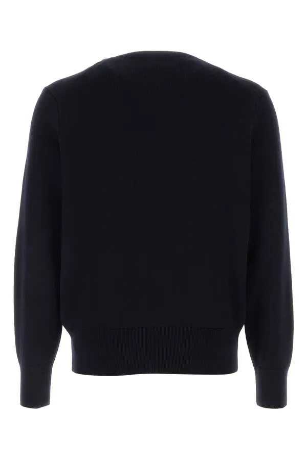 AMI Paris Navy Wool Sweater
