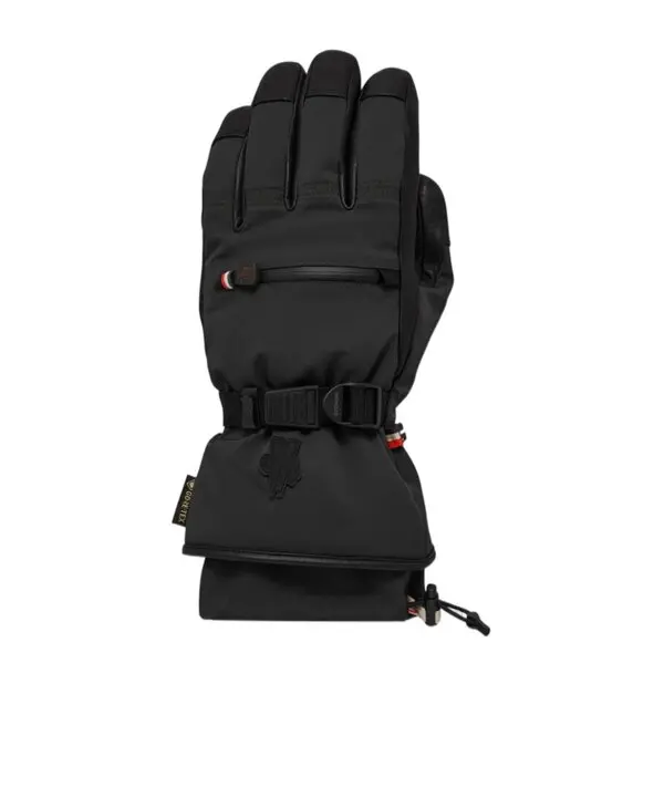 Moncler Logo Patch Panelled Gloves