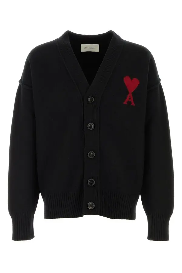 AMI Paris Wool Cardigan