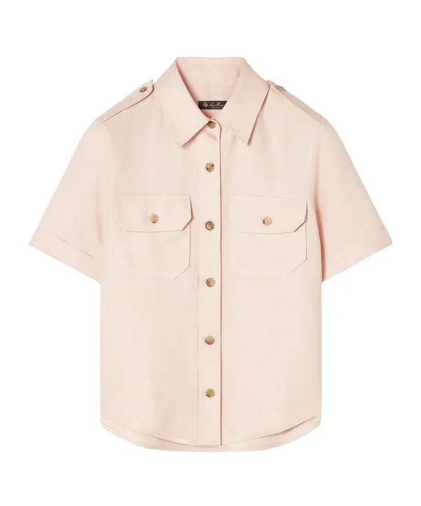 Loro Piana Annalisa Shirt - Blush Petals