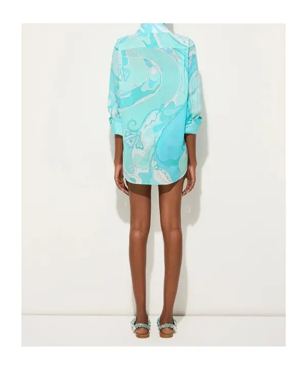 Emilio Pucci Orchidee-print Cotton Shirt