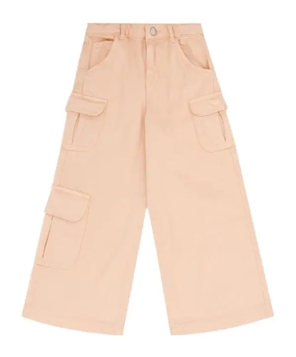 Emporio Armani Cargo Pants With Branded Logo Detail