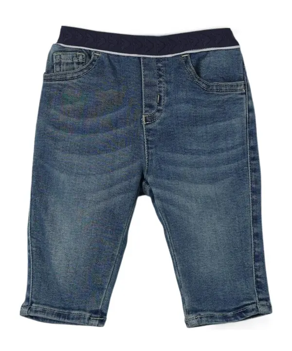 Emporio Armani Logo-waistband Jeans
