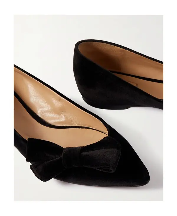 Chloé Thea Ballerina Flats With Bow Detailing