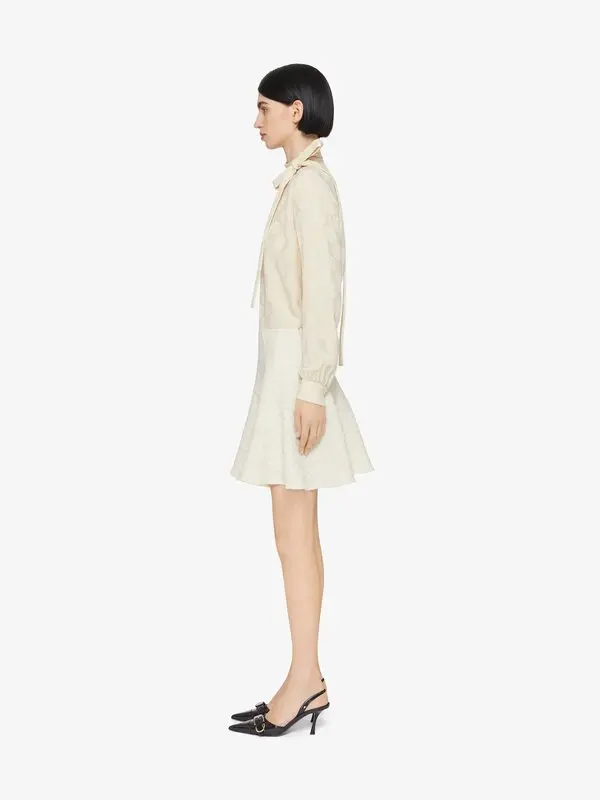 Givenchy 4g Jacquard Long-sleeved Blouse