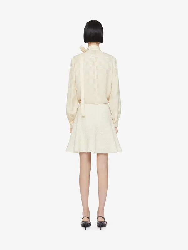 Givenchy 4g Jacquard Long-sleeved Blouse