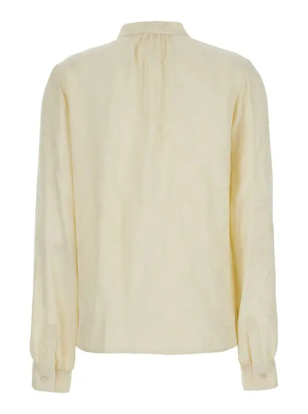 Givenchy 4g Jacquard Long-sleeved Blouse
