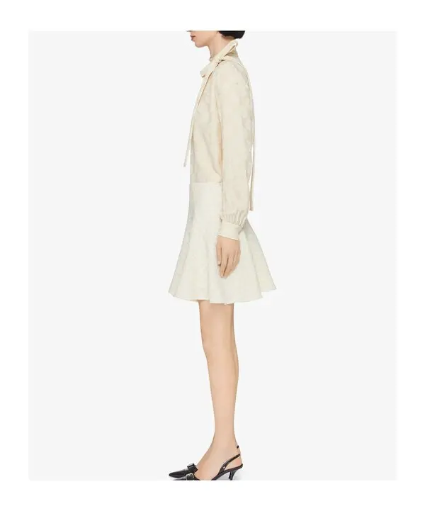 Givenchy 4g Jacquard Long-sleeved Blouse
