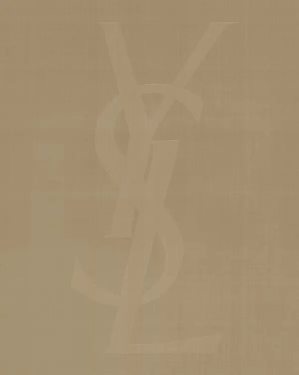 Saint Laurent Cassandre Square Scarf In Silk Charmeuse