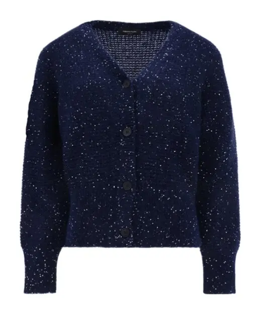 Fabiana Filippi Sequin-embellished V-neck Cardigan