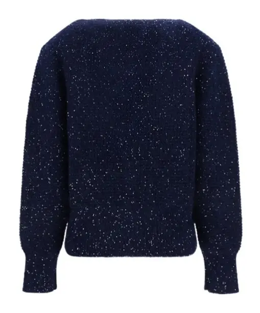 Fabiana Filippi Sequin-embellished V-neck Cardigan