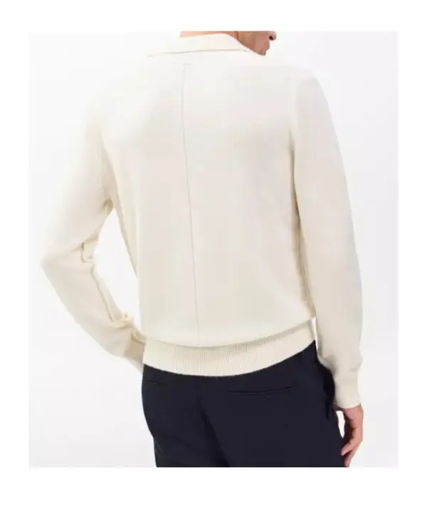 Rag & Bone Declan Cashmere Polo Sweater - Ivory