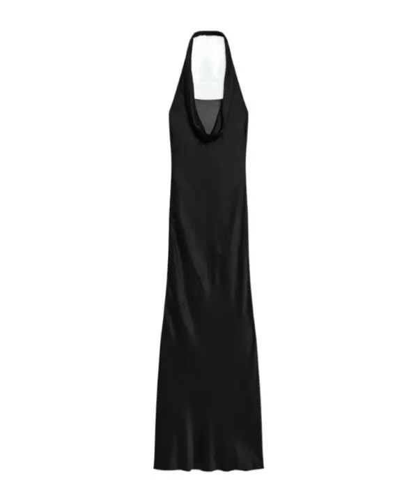 Helmut Lang Silk U-neck Dress