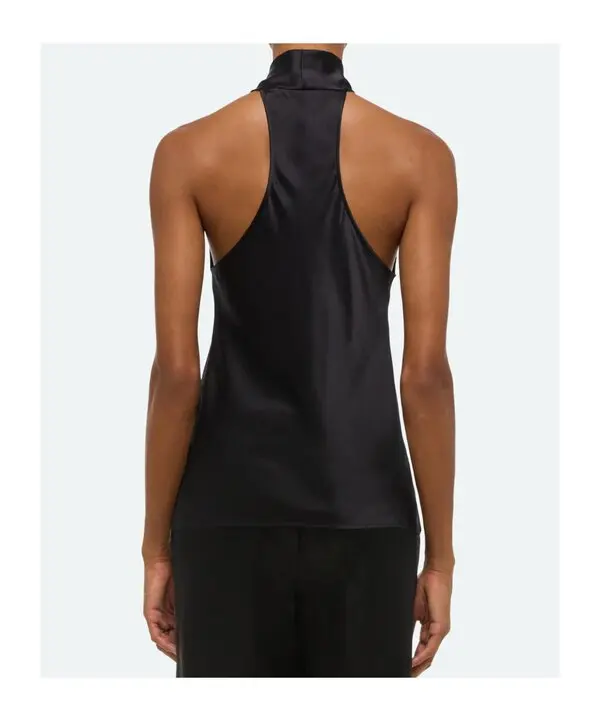 Helmut Lang Silk U-neck Top