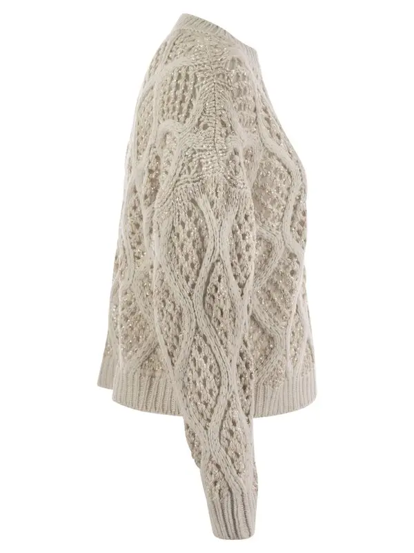 Brunello Cucinelli Sequin Embellished Knitted Jumper