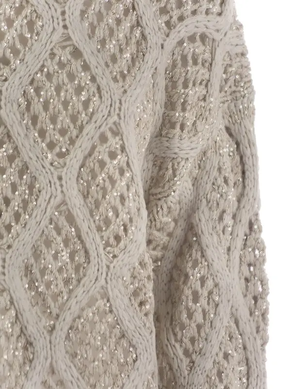 Brunello Cucinelli Sequin Embellished Knitted Jumper