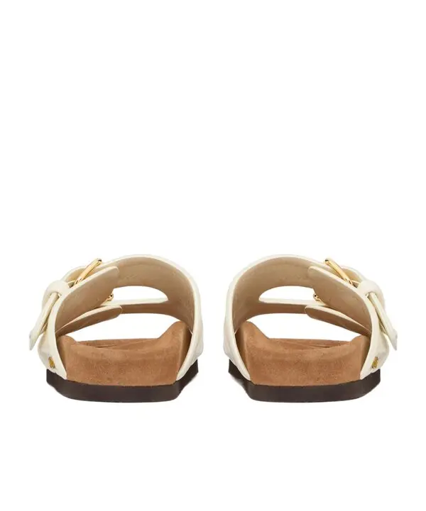 Valentino Garavani Logo Plaque Double-strap Slip-on Slides