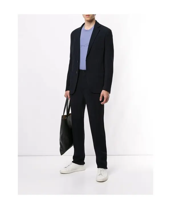 Giorgio Armani High-waisted Ribbed Trousers