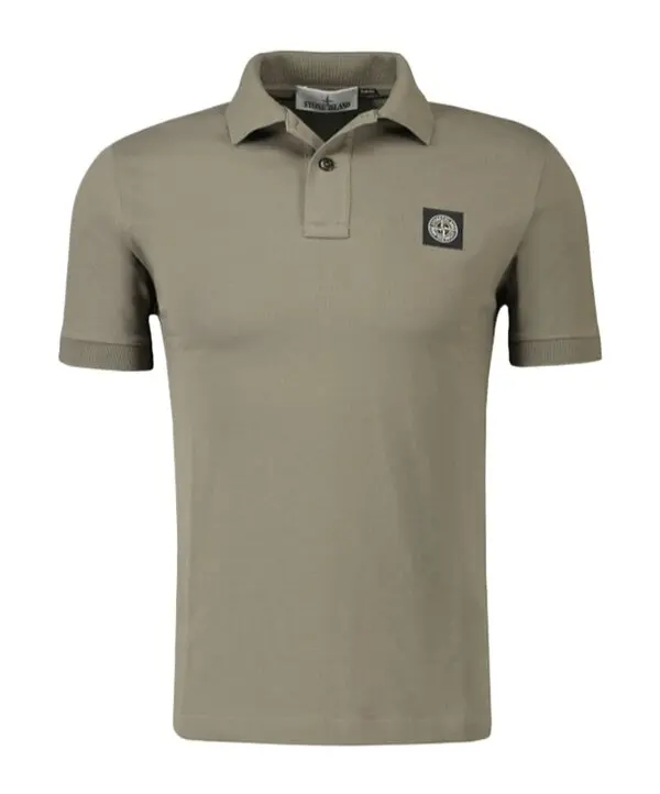 Stone Island Logo Patch Polo Shirt