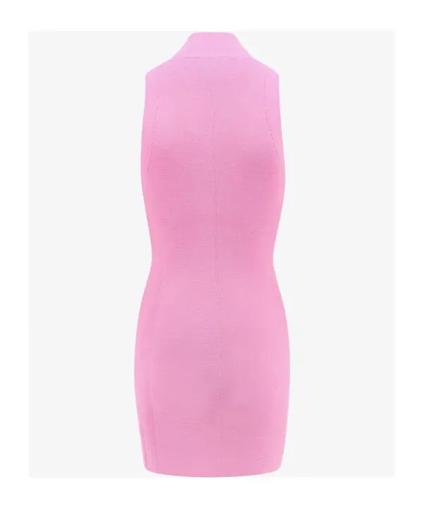 DIESEL® M-onervax Mock-neck Ribbed Dress