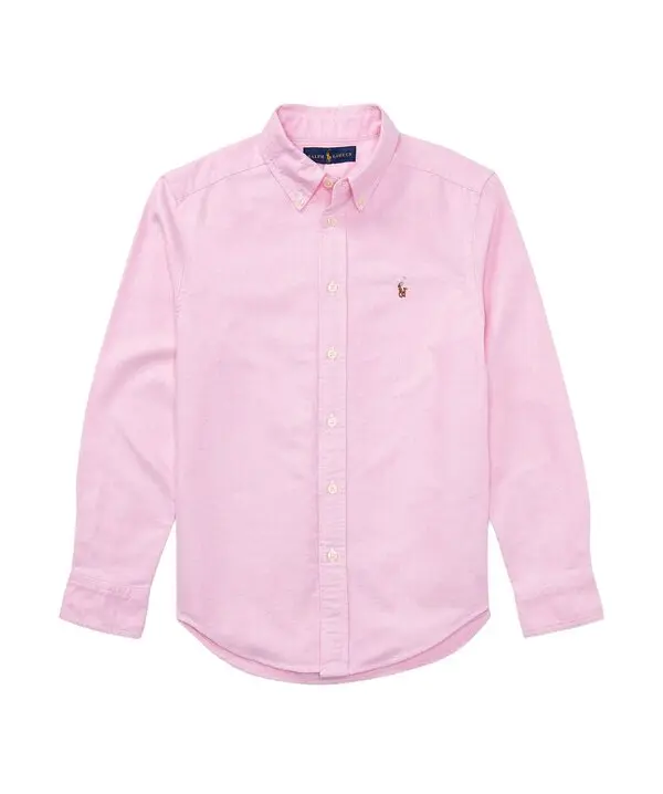 Ralph Lauren Logo-embroidered Cotton Shirt - Pink