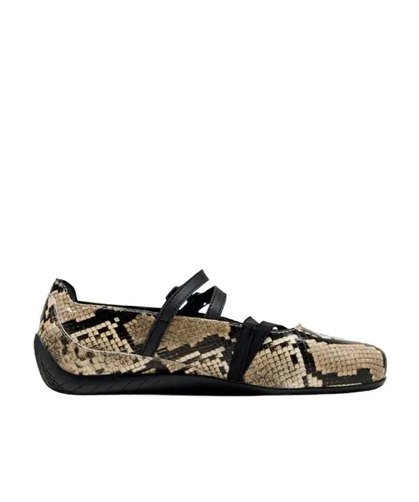 PUMA Speedcat Embossed Ballet Flats - Black