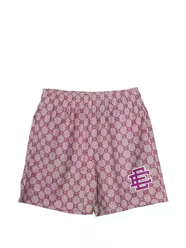 ERIC EMANUEL Logo-print Shorts - Purple