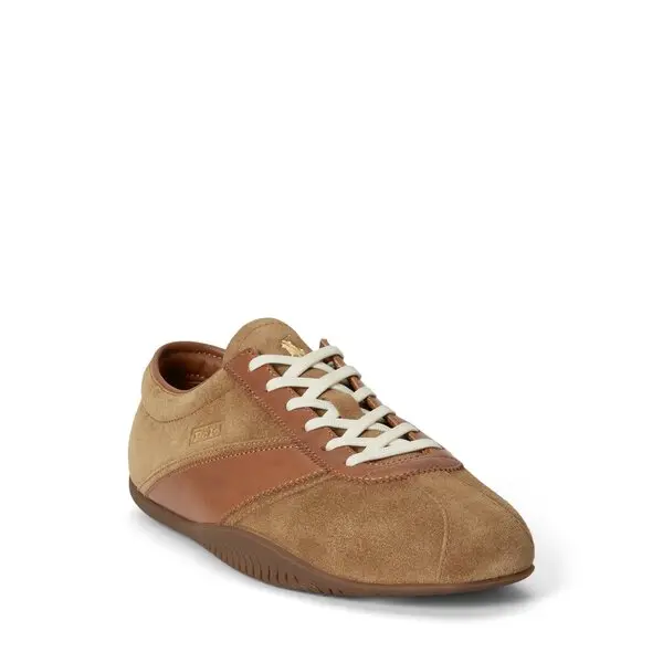 Ralph Lauren Rl Racer Vector Suede Sneaker