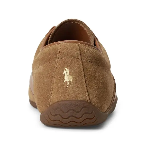 Ralph Lauren Rl Racer Vector Suede Sneaker