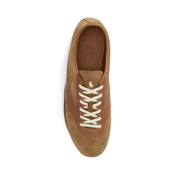 Ralph Lauren Rl Racer Vector Suede Sneaker