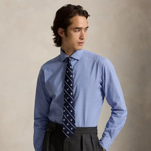 Ralph Lauren Classic Fit Checked Poplin Shirt