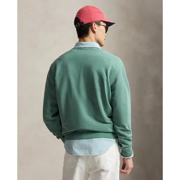 Ralph Lauren Loopback Cotton Crewneck Sweatshirt - Greenscape