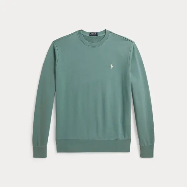 Ralph Lauren Loopback Cotton Crewneck Sweatshirt - Greenscape