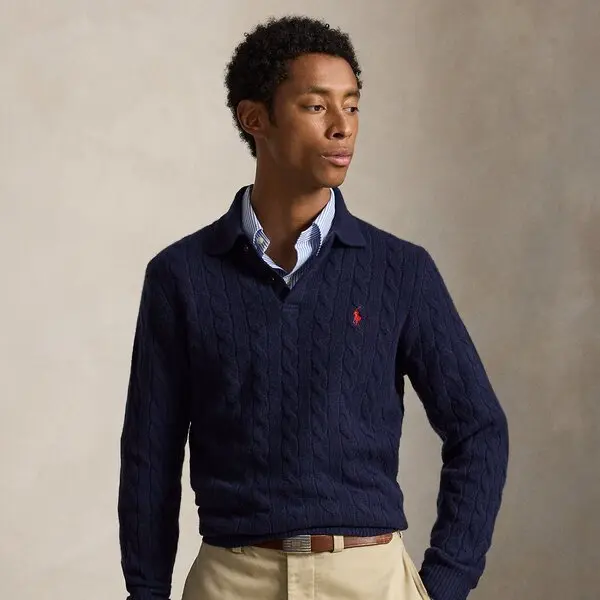 Ralph Lauren Cable-knit Wool-cashmere Sweater