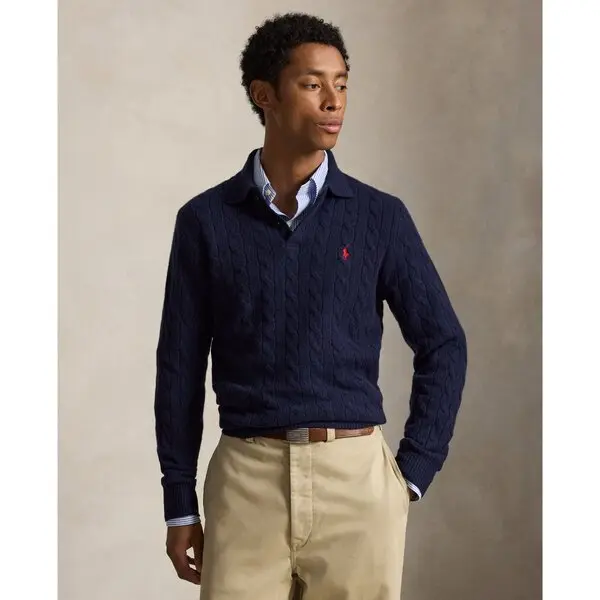 Ralph Lauren Cable-knit Wool-cashmere Sweater