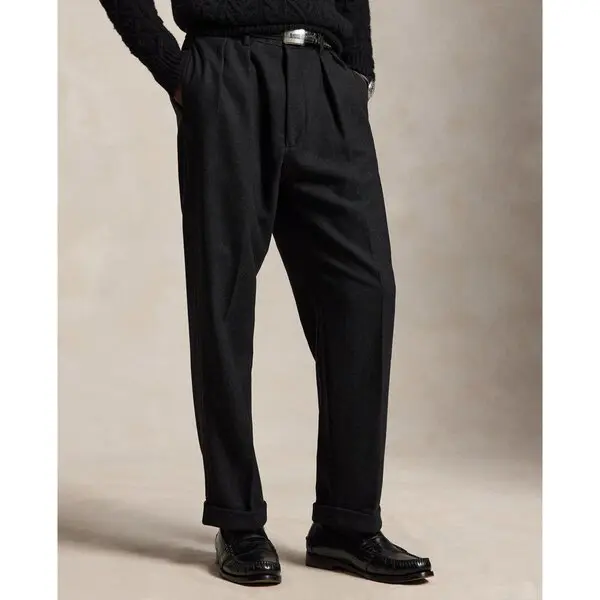 Ralph Lauren Suffield Relaxed Fit Flannel Wool-blend Pants