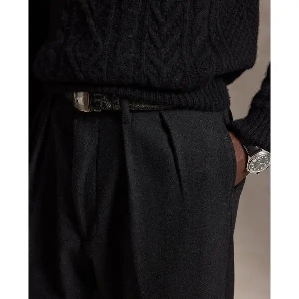 Ralph Lauren Suffield Relaxed Fit Flannel Wool-blend Pants