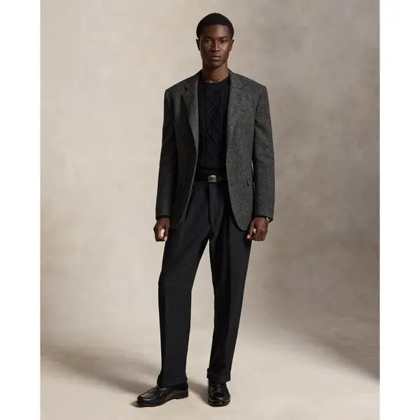 Ralph Lauren Suffield Relaxed Fit Flannel Wool-blend Pants