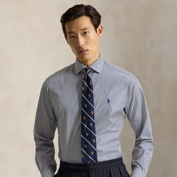 Ralph Lauren Custom Fit Striped Poplin Shirt