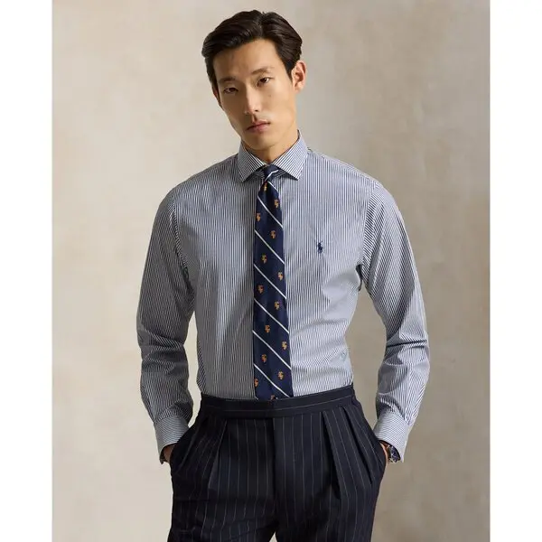 Ralph Lauren Custom Fit Striped Poplin Shirt