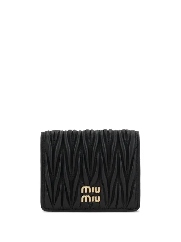 Miu Miu Small Wallet - Black