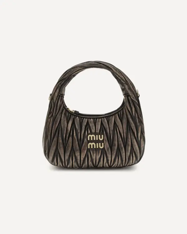 Miu Miu Wander Bag In Quilted Leather