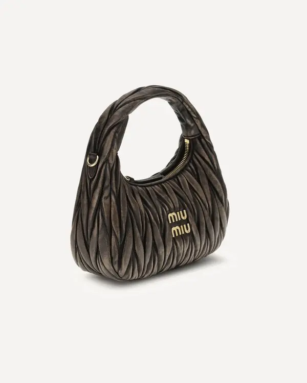 Miu Miu Wander Bag In Quilted Leather