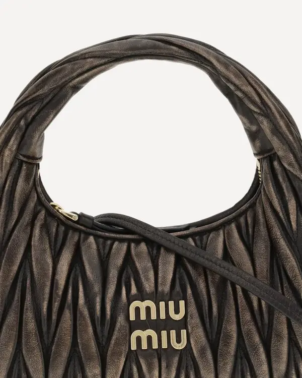Miu Miu Wander Bag In Quilted Leather