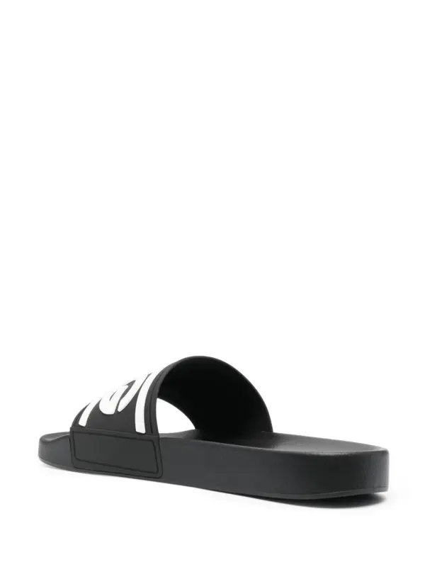Dolce & Gabbana Logo Print Slip-on Beach Slippers