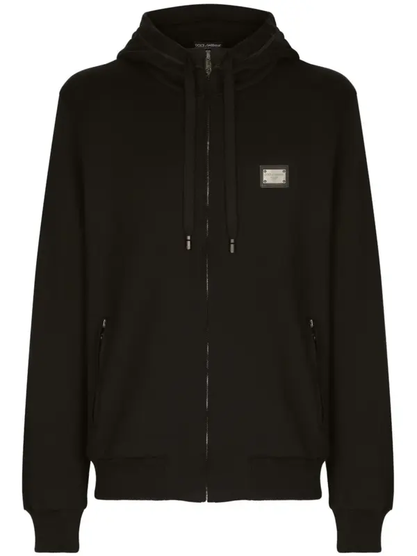 Dolce & Gabbana Dg Essentials Hoodie - Black