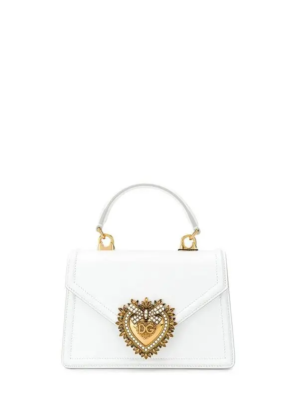Dolce & Gabbana Small Devotion Tote Bag - White