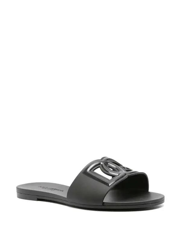 Dolce & Gabbana Slide Sandals With Cut-out Detail